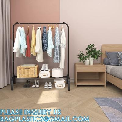 Cina Clothes Rack, Garment Rack, Clothing Rack for Hanging Clothes, Drying Rack Hanger, Steel Frame, Mesh Storage Shelf in vendita