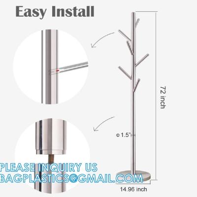 Cina Modern Solid Wood or Steel Creative Living Room, Coat Rank Stand, Floor Clothes Hangers Wooden Coat Racks in vendita