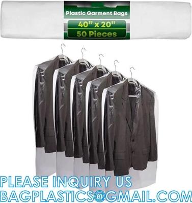 Cina Compostable Dry Cleaning Perforated Clear biodegradable Garment/Laundry/Clothing Bags On Roll, Apparel Covers in vendita