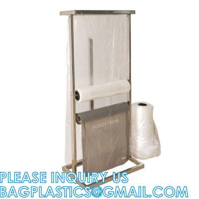 Cina Compostable Dry Cleaning Perforated Clear biodegradable Garment/Laundry/Clothing Bags On Roll, Apparel Covers in vendita