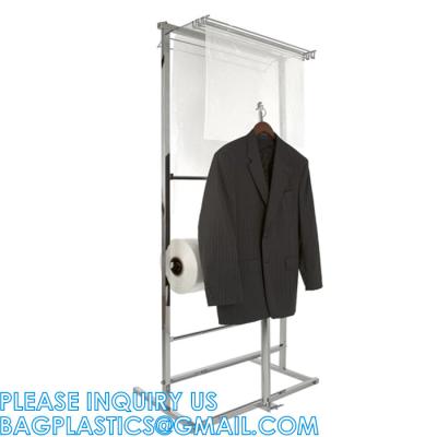 Cina Compostable Dry Cleaning Perforated Clear biodegradable Garment/Laundry/Clothing Bags On Roll, Apparel Covers in vendita