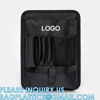 Cina Car Backseat Organizer With Table Holder, Storage Pockets Seat Back Protectors Kick Mats For Kids Toddlers in vendita