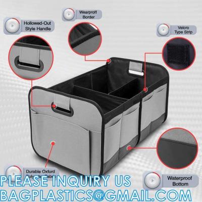 Cina Car Trunk Organzier For Suv, Car Organziers And Storage With 6 Big Pocket, Car Accessories For Women/Men in vendita