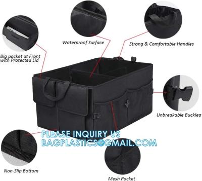 Cina Car Trunk Organzier For Suv, Car Organziers And Storage With 6 Big Pocket, Car Accessories For Women/Men in vendita