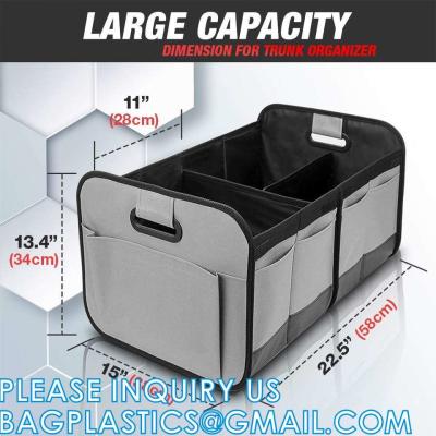 Cina Car Trunk Organzier For Suv, Car Organziers And Storage With 6 Big Pocket, Car Accessories For Women/Men in vendita