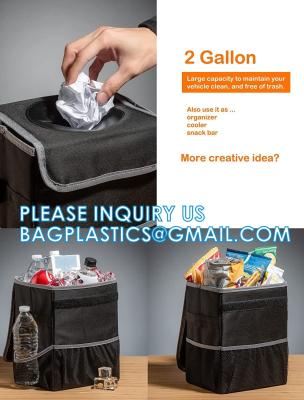 Cina Car Trash Bags, Garbage Bag Hanging Detachable Bag for Car Trash Bag Hanging Back Seat Car Bag for Outdoor in vendita