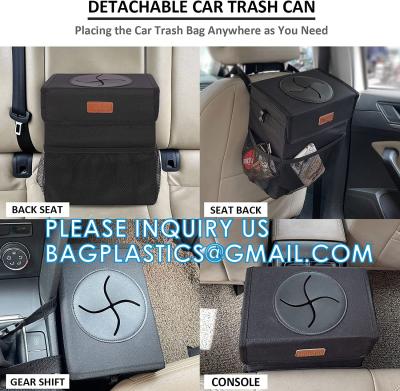 Cina Car Trash Bags, Garbage Bag Hanging Detachable Bag for Car Trash Bag Hanging Back Seat Car Bag for Outdoor in vendita