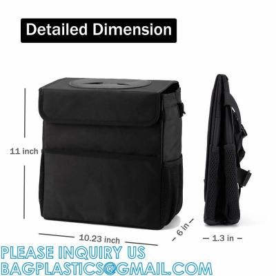 Cina Car Trash Bags, Garbage Bag Hanging Detachable Bag for Car Trash Bag Hanging Back Seat Car Bag for Outdoor in vendita