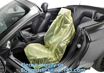 Cina Coperture di Seat eliminabili, coperture di Seat di plastica universali dell'automobile per i sedili dell'aeroplano, sedie del salone, sedili del ristorante in vendita