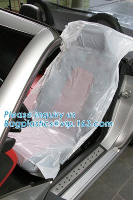 Cina Coperture di Seat eliminabili, coperture di Seat di plastica universali dell'automobile per i sedili dell'aeroplano, sedie del salone, sedili del ristorante in vendita