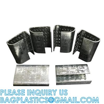 Cina Le clip del metallo delle cinghie, rotolo della banda dell'imballaggio dell'ANIMALE DOMESTICO della cinghia dell'imballaggio della cinghia dell'animale domestico attacca il fermaglio d'acciaio di plastica, imballante le guarnizioni in vendita