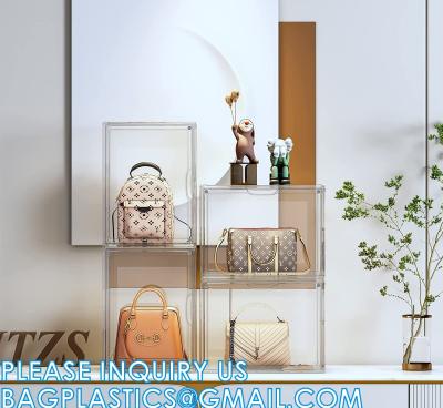 China Clear Handbag Storage Organizer,  Acrylic Display Case For Purse And Handbag Storage Organizer For Closet, Stacka for sale