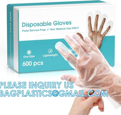 Cina 2pcs Per Pack Folded Gloves Biodegradable Gloves Disposable Food Grade Gloves Eat Lobste For Resraurent Bar Hair Dying in vendita