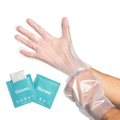 Cina 2pcs Per Pack Folded Gloves Biodegradable Gloves Disposable Food Grade Gloves Eat Lobste For Resraurent Bar Hair Dying in vendita