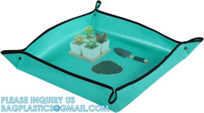 Cina Waterproof Indoor Outdoor Plant Repotting Mat Transplanting Indoor Succulent Potting Mat Portable Gardening Mat in vendita