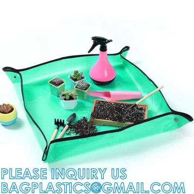 Cina Waterproof Indoor Outdoor Plant Repotting Mat Transplanting Indoor Succulent Potting Mat Portable Gardening Mat in vendita