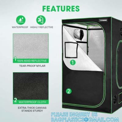 Cina Grow Tent, Growing Room, 600D Mylar Highly Reflective Aluminum Hydroponic Plant Growing Tent Insulation Grow Room in vendita