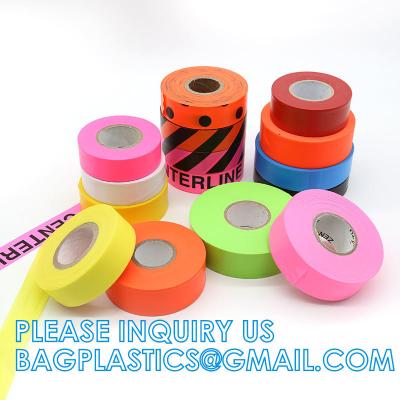 China Flagging Tape Assorted Colored, Non-Adhesive 1.5