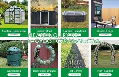 Cina Portable Plant GreenHouse Zippered Door Windows, Galvanized Steel Hoops, Glass Greenhouse, Polycarbonate Greenhouse in vendita