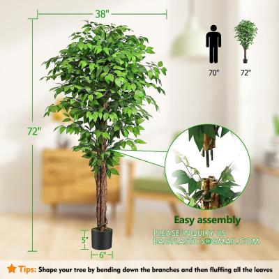 Cina Casa domestica dell'interno della pianta in vaso della pianta della decorazione della pianta di Ficus carica della pianta da frutto dei bonsai dell'albero della pianta artificiale del Faux in vendita