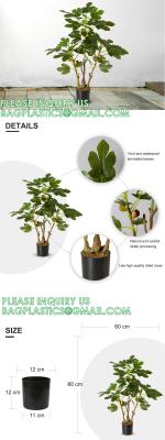 Cina Decorazione domestica di tocco 120cm dell'albero dei bonsai della pianta del fico di Ficus carica della pianta artificiale decorativa artificiale reale dell'albero in vendita