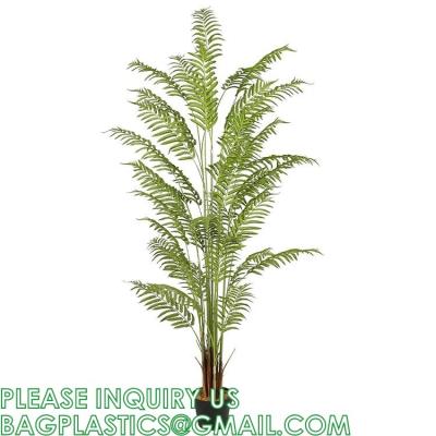 Cina Spinulosa Fern Plants Bushes Fake Shrubs Greenery Plants Faux Fern Snakewood Outdoors UV Resistant Garden Plants in vendita