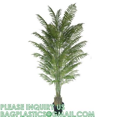 Cina Spinulosa Fern Plants Bushes Fake Shrubs Greenery Plants Faux Fern Snakewood Outdoors UV Resistant Garden Plants in vendita