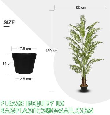 Cina Spinulosa Fern Plants Bushes Fake Shrubs Greenery Plants Faux Fern Snakewood Outdoors UV Resistant Garden Plants in vendita