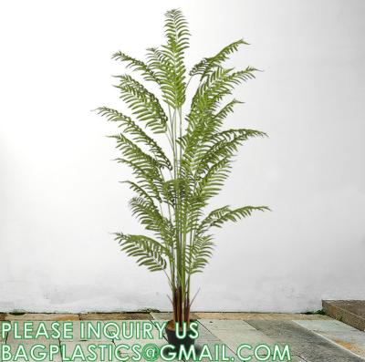 Cina Spinulosa Fern Plants Bushes Fake Shrubs Greenery Plants Faux Fern Snakewood Outdoors UV Resistant Garden Plants in vendita