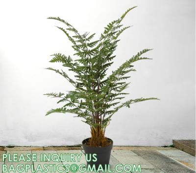 Cina Spinulosa Fern Plants Bushes Fake Shrubs Greenery Plants Faux Fern Snakewood Outdoors UV Resistant Garden Plants in vendita