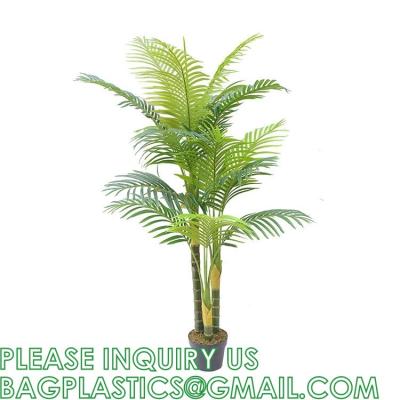 Cina Artificial Paradise Palm Tree 3Feet Fake Tropical Palm Tree, Faux Plants in Pot for Indoor Outdoor House Home in vendita