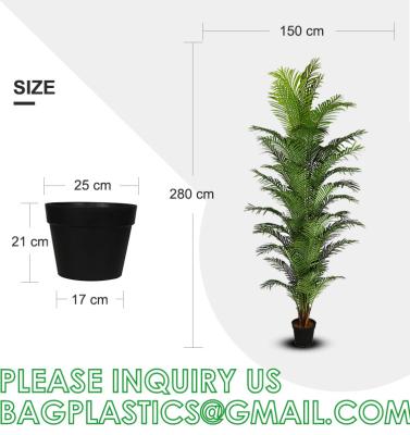 Cina Artificial Paradise Palm Tree 3Feet Fake Tropical Palm Tree, Faux Plants in Pot for Indoor Outdoor House Home in vendita