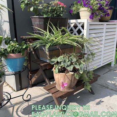 Cina Plant Stand Indoor Outdoor, Plant Shelf Multiple Flower Pot Holder, Metal Wrought Iron Planter Shelf Plant Display in vendita