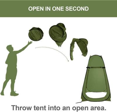 Cina Pop Up Privacy Tent Shower Tent Portable Outdoor Camping Bathroom Toilet Tent Changing Dressing Room Privacy Shelters in vendita