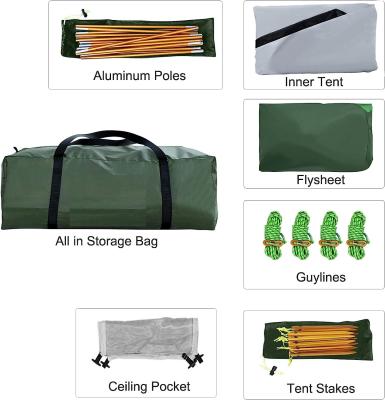 Cina Tents for Camping Waterproof Lightweight Easy Set Up 4 Season Winter Family Tent for Camp Backpacking Hiking Outdoor in vendita
