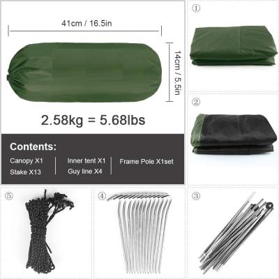 Cina Hiking Camping Tent, Tent Suitable for Outdoor, Hiking, Glamping, Outdoor Products Backpacking Tents, in vendita
