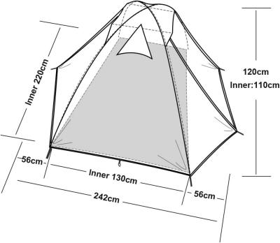 Cina Hiking Camping Tent, Tent Suitable for Outdoor, Hiking, Glamping, Outdoor Products Backpacking Tents, in vendita