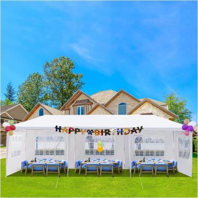 Cina Outdoor Wedding Party Tent Camping Shelter Gazebo Canopy Removable Sidewalls Easy Set Gazebo BBQ Pavilion Canopy in vendita