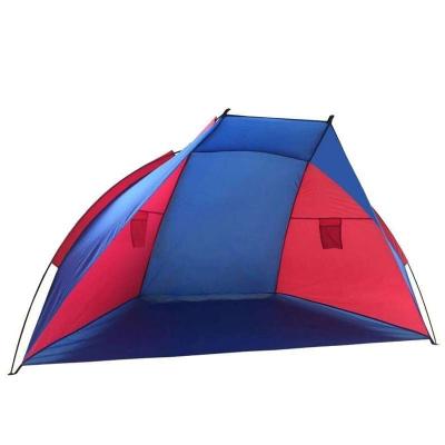 Cina Beach Tent Sun Shelter - Portable Sun Shade Instant Tent for Beach Carrying Bag, Stakes, 6 Sand Pockets, Anti UV in vendita
