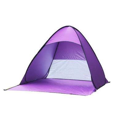 Cina Beach Tent Sun Shelter - Portable Sun Shade Instant Tent for Beach Carrying Bag, Stakes, 6 Sand Pockets, Anti UV in vendita
