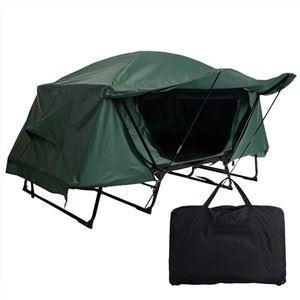 China Camping Tent Cot, Folding Tent Combo Air Mattress & Sleeping Bag, Off-Ground Tent Shelter with Carry Bag for Hiking for sale