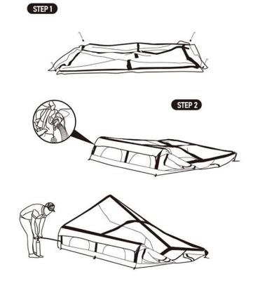 Cina Air Tent, Inflatable Glamping Tent with Pump, Inflatable House Tent, Easy Setup Waterproof Outdoor Oxford Tents in vendita