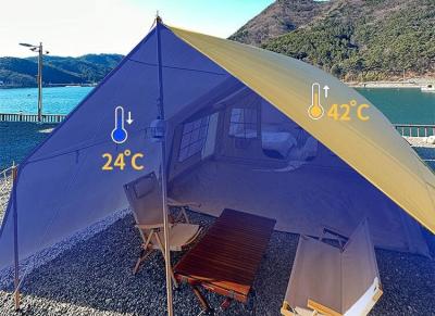 Cina Air Tent, Inflatable Glamping Tent with Pump, Inflatable House Tent, Easy Setup Waterproof Outdoor Oxford Tents in vendita