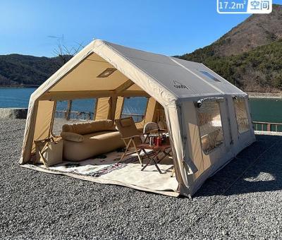 Cina Air Tent, Inflatable Glamping Tent with Pump, Inflatable House Tent, Easy Setup Waterproof Outdoor Oxford Tents in vendita