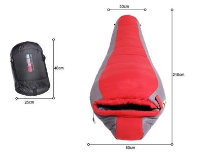 Cina Mummy Sleeping Bag, 0°F Sleeping Bag for Big & Tall Adults, No-Snag Zipper Adjustable Hood for Warmth Ventilati in vendita