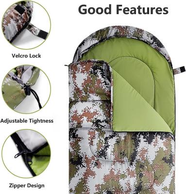 Cina Camouflage Camping Sleeping Bag, Adults & Kids Seasons Warm Cold Weather Hiking Camping Indoor Outdoor Use in vendita