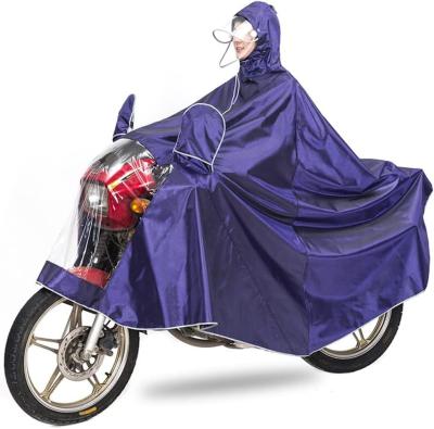 Cina Capo incappucciato di riciclaggio dell'impermeabile del rivestimento della pioggia del motorino adulto unisex di Poncho Outdoors Bike Ebike Motorcycle, porpora, 6XL in vendita