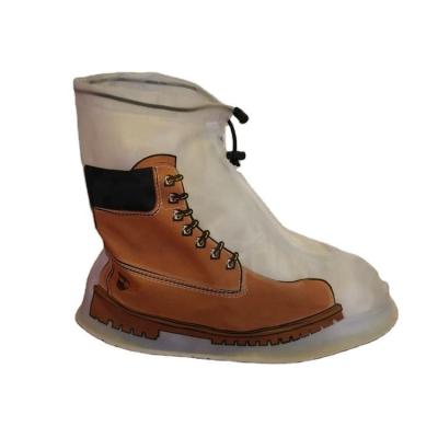 Cina Gli stivali di plastica impermeabili del tacco alto piovono la copertura delle scarpe per pioggia, stivale che della caviglia le scarpe impermeabili pieghevoli della pioggia copre in vendita