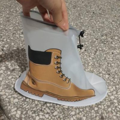 Cina Gli stivali di plastica impermeabili del tacco alto piovono la copertura delle scarpe per pioggia, stivale che della caviglia le scarpe impermeabili pieghevoli della pioggia copre in vendita