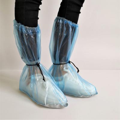 Cina Le scarpe riutilizzabili comuni economiche del PVC di vendita calda eliminabile riguardano la copertura di plastica della scarpa di alta qualità per pioggia in vendita